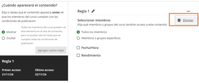 Checklist: Configuración del examen - Ayuda de Blackboard